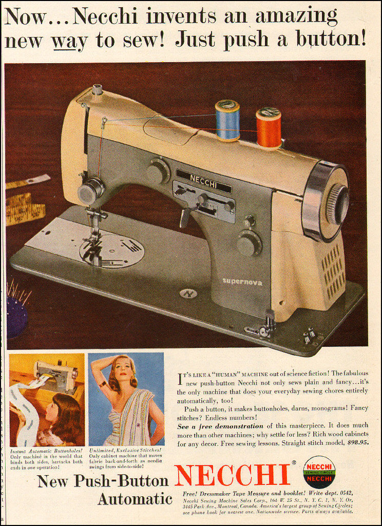 NECCHI SUPERNOVA SEWING MACHINE 10/6/2017