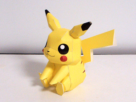 Pokemon: Pikachu Papercraft | Paperized Crafts