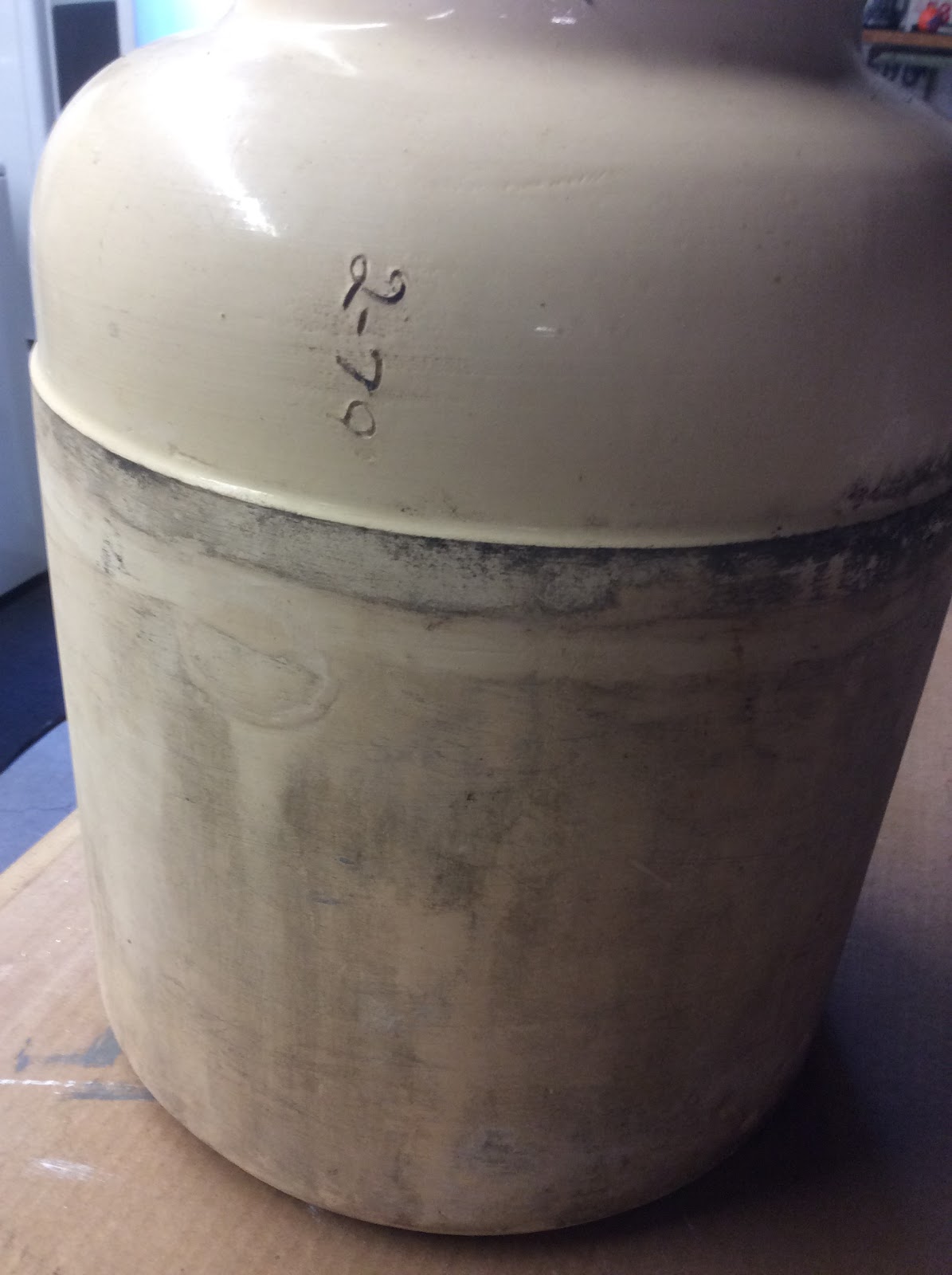 Fresh Vintage by Lisa S: Stenciled Water Crock