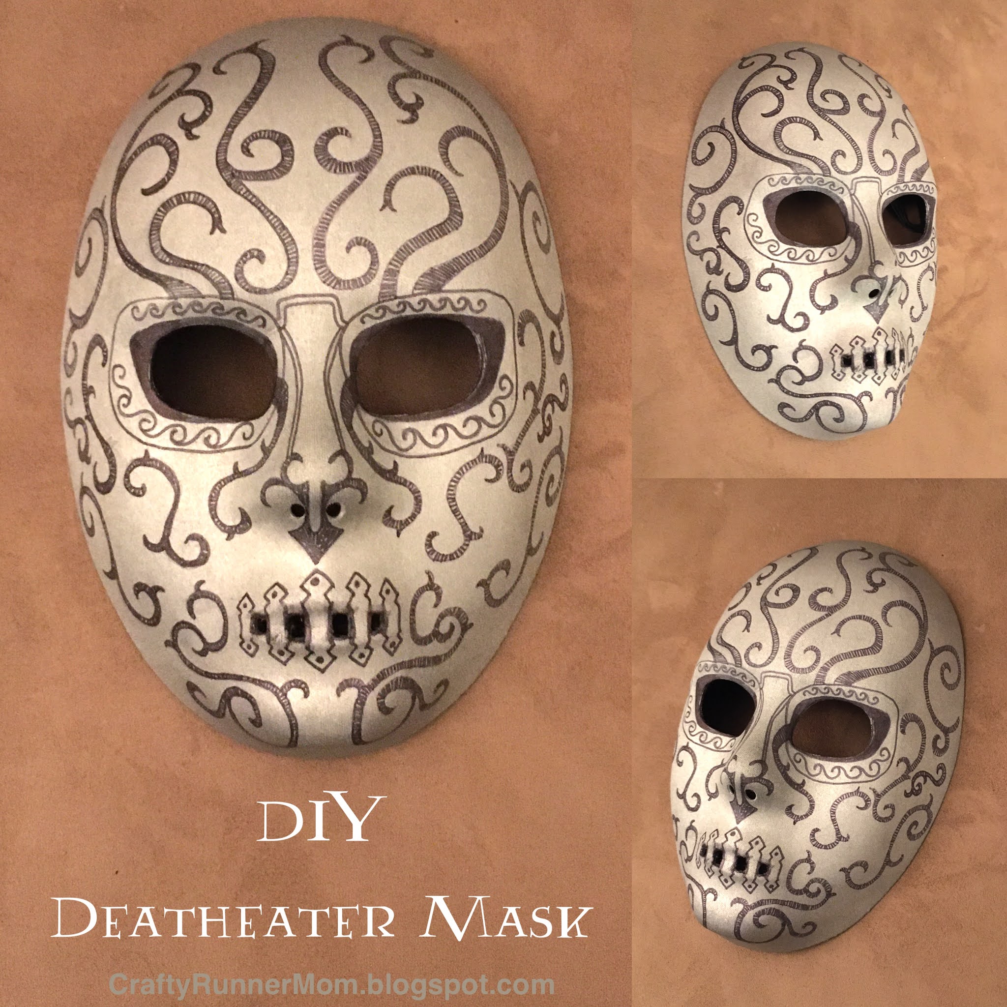 Crafty Runner Mom: DIY Deatheater Mask