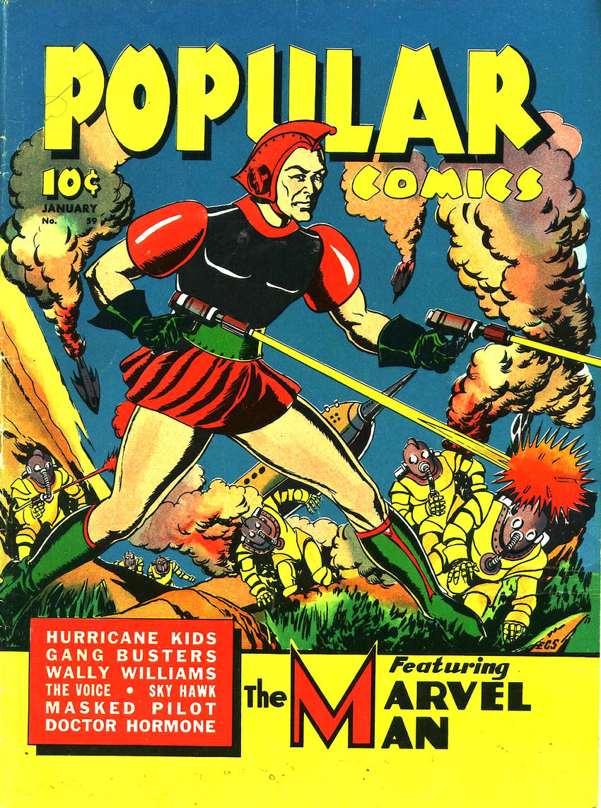 Pappy's Golden Age Comics Blogzine: Number 1612: The Marvel Man