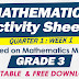 MATH ACTIVITY SHEET for GRADE 3 (Quarter 1: Week 1) Free Download ...