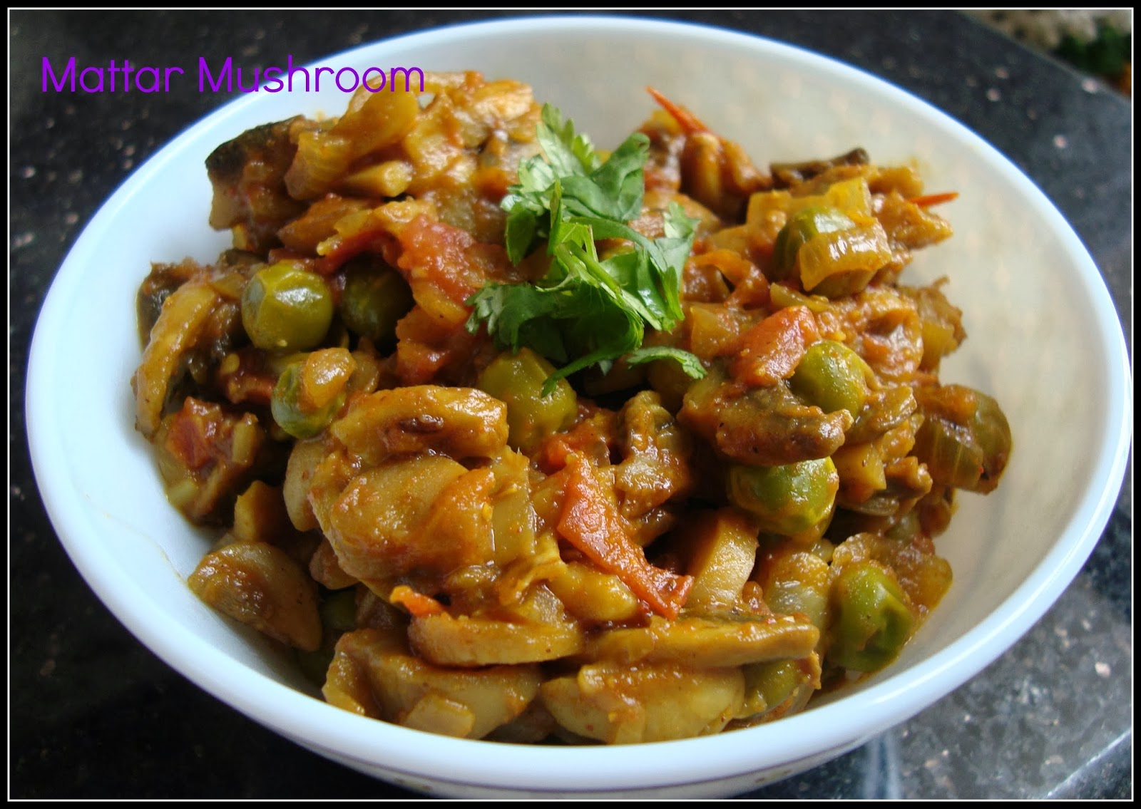 SohNi's Kitchen: Mattar Mushroom# Green Peas Mushroom Sabzi