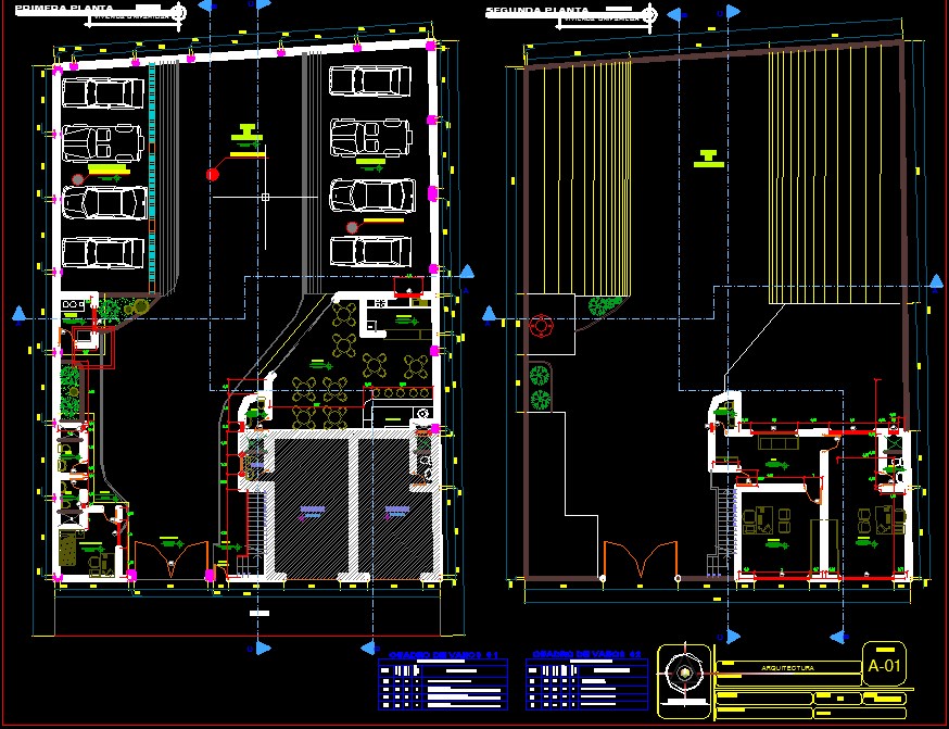 Ingeniería Civil - Mark: Plano de Lavadero de Autos .DWG