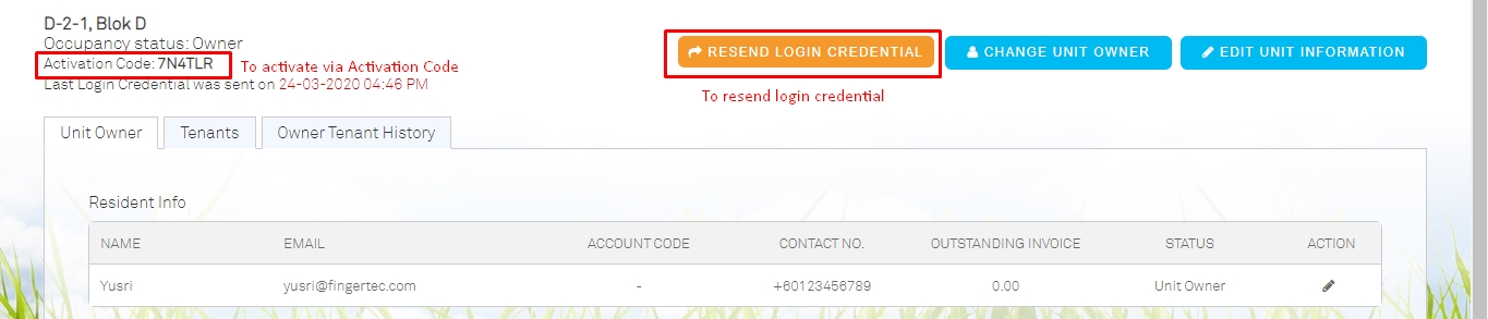 [i-Neighbour Admin Guide] Manage Unit - How to Add Unit Owner ...