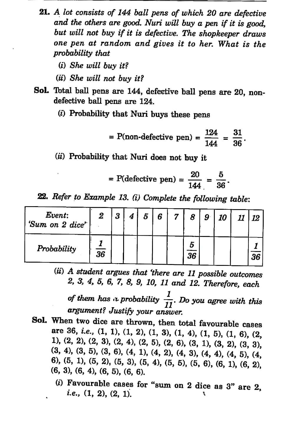 Probability class 10 math - Studypur