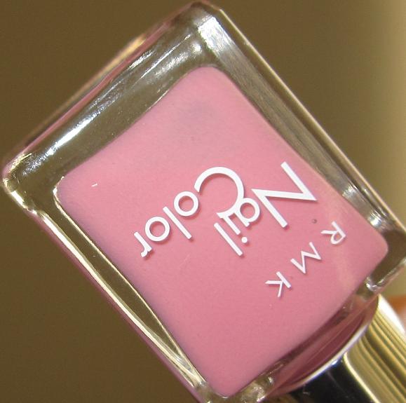 Blushed Wombat...: RMK Nail Color EX CL-08 Pink Rose swatch and review