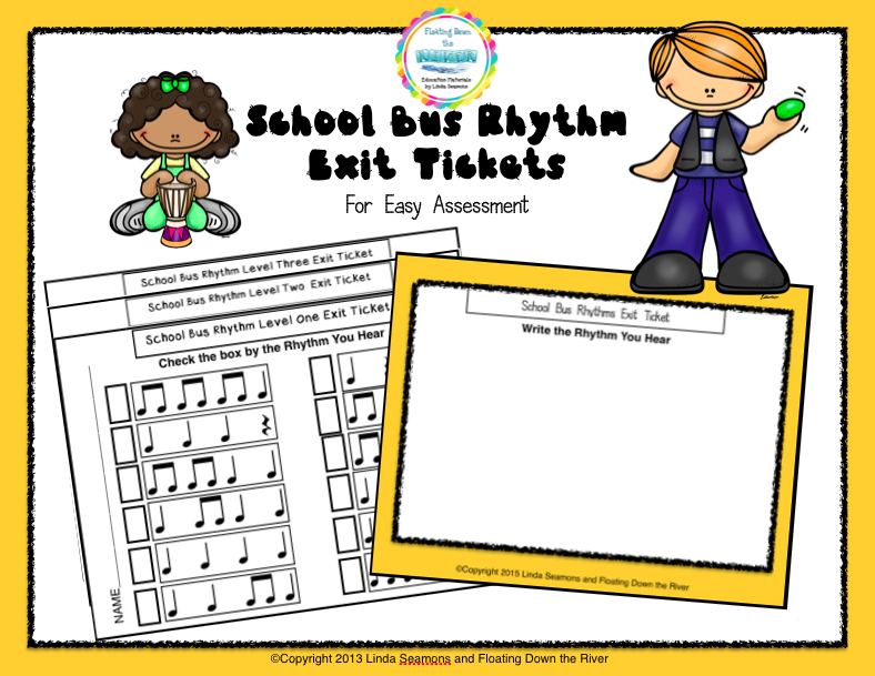 School Bus Rhythms: Games and Assessment - Floating Down the River