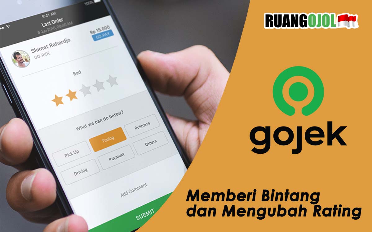 Cara Memberi Bintang Gojek dan Mengubah Rating Terbaru