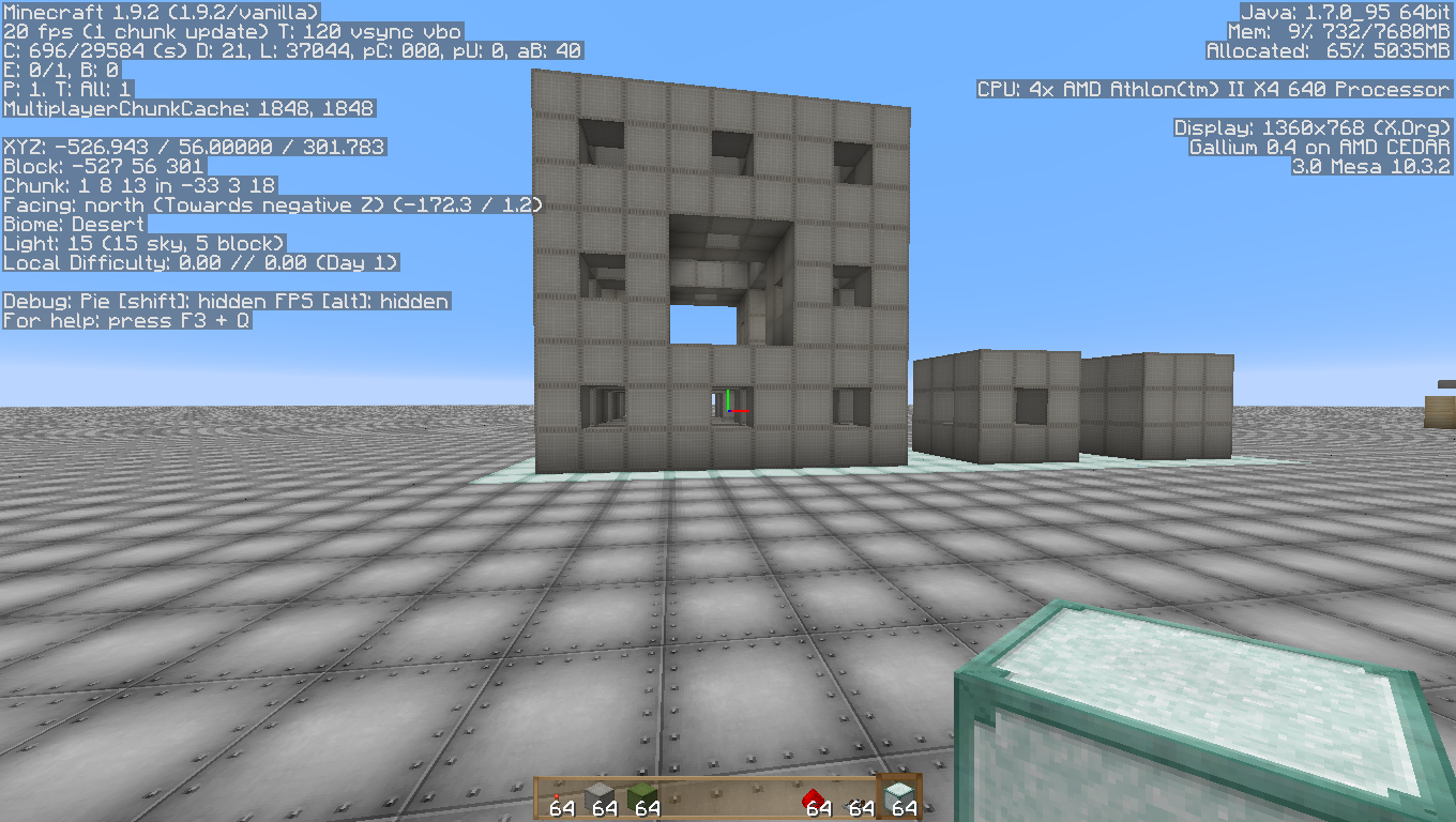 Math Journalunderstanding Math Minecraft 4th Iteration Menger Sponge