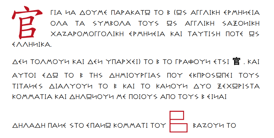 ΚΙΝΕΖΙΚΗ ΓΡΑΦΗ ΤΙ ΕΙΝΑΙ ΚΑΙ ΤΙ ΣΥΜΒΟΛΙΖΕΙ