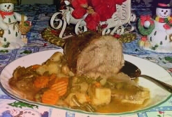 La Cocina de Albertito: Posta de cerdo navideña