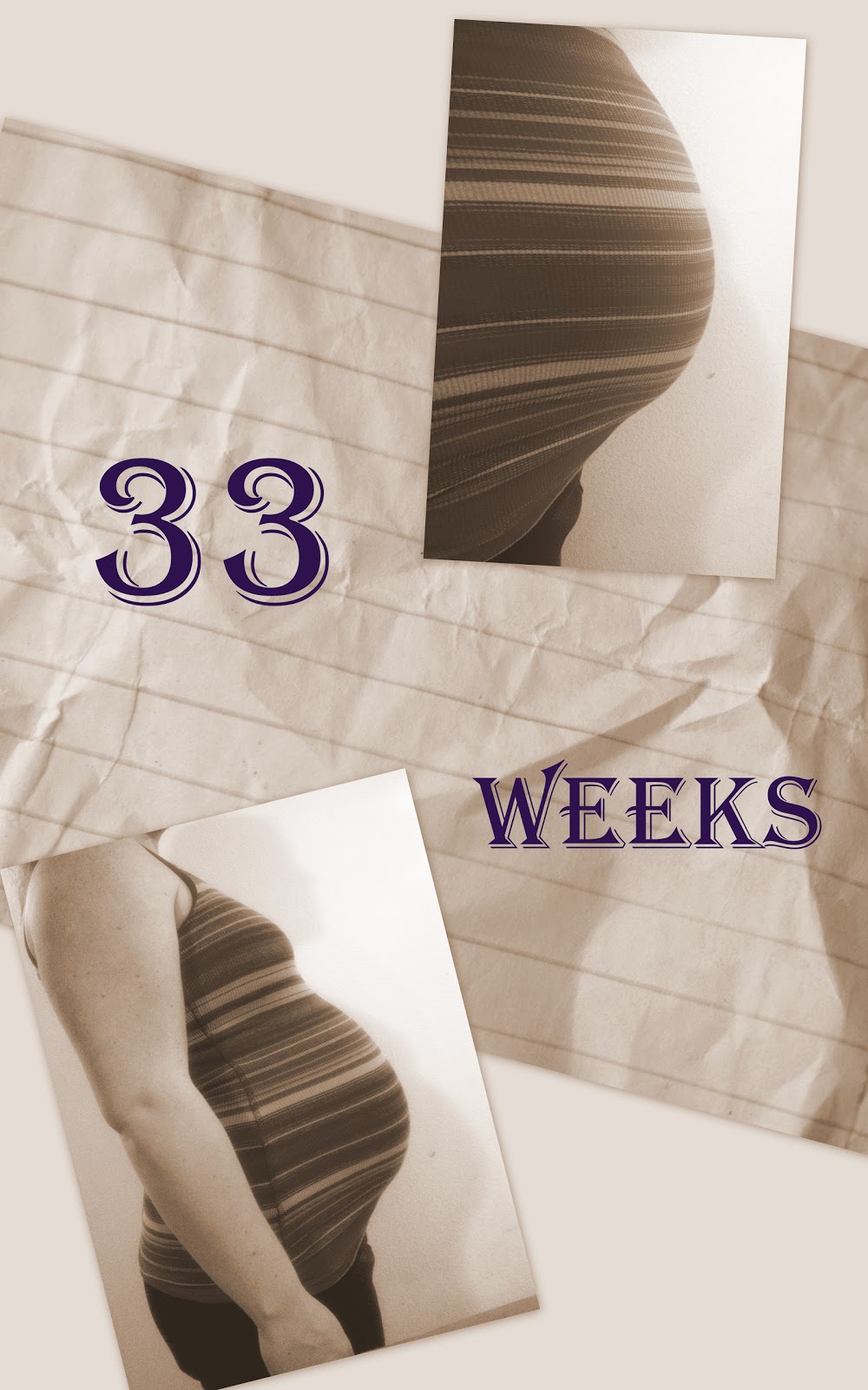 Little Blog, Big Life!: 33rd Week and Nursery Sneak Peek!