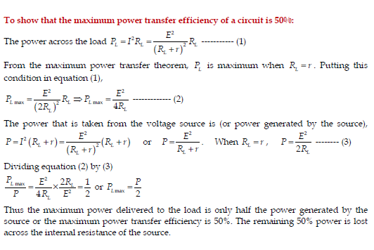 ENGINEERING NOTES.......: MAXIMUM POWER TRANSFER THEOREM