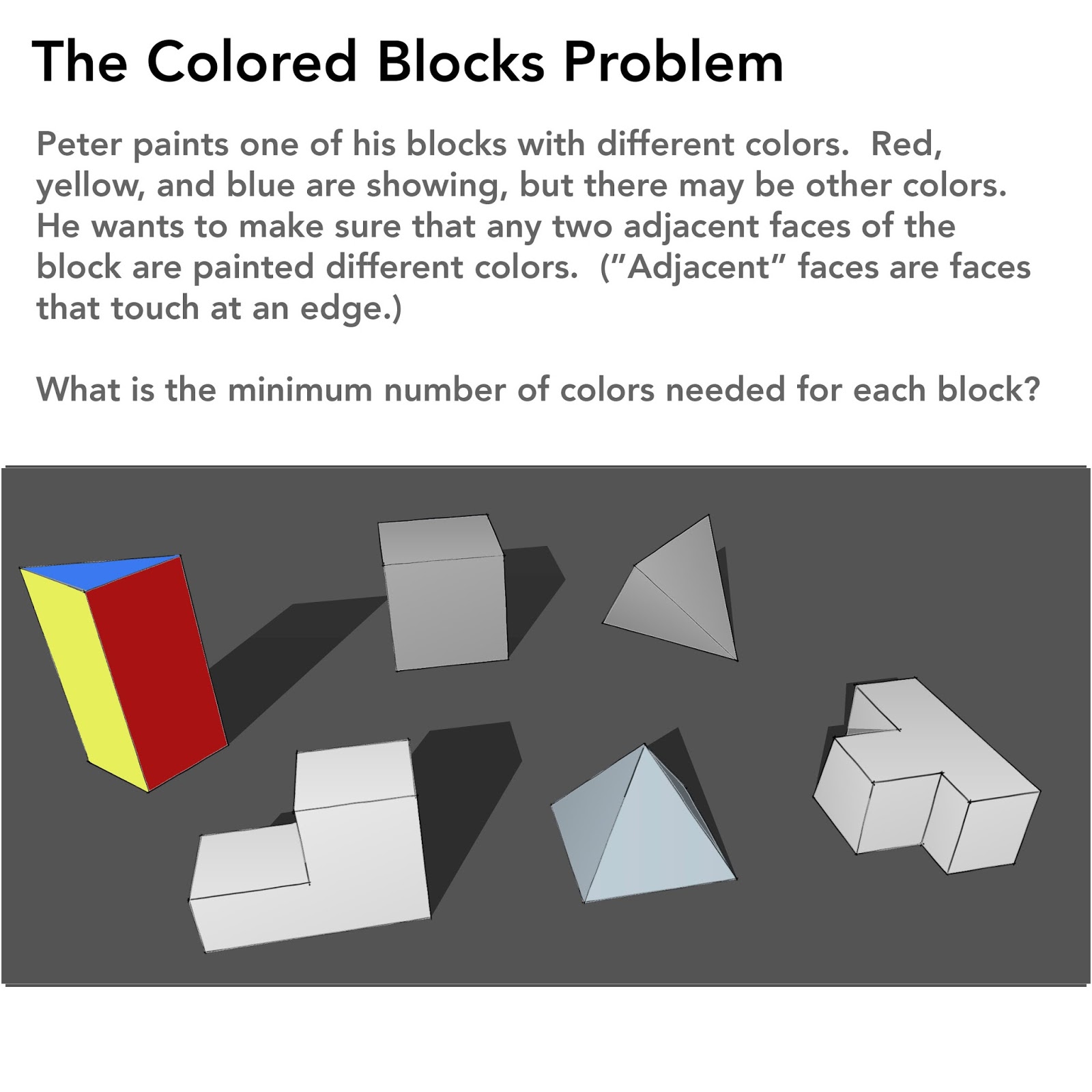 1001 Math Problems: Colored Blocks Problem #2