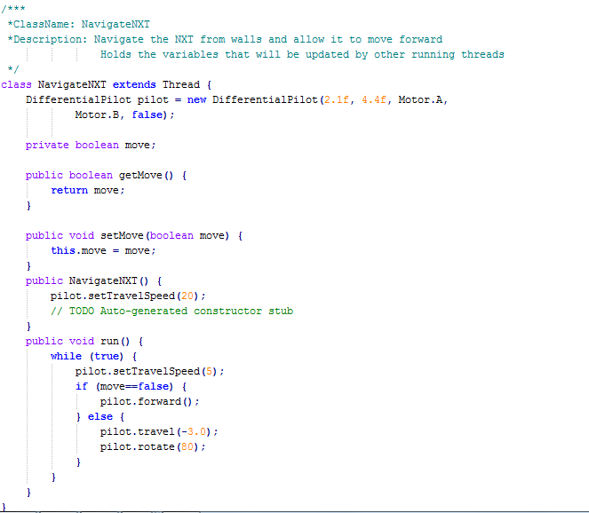 Using Lego Mindstorms to teach Java Programming
