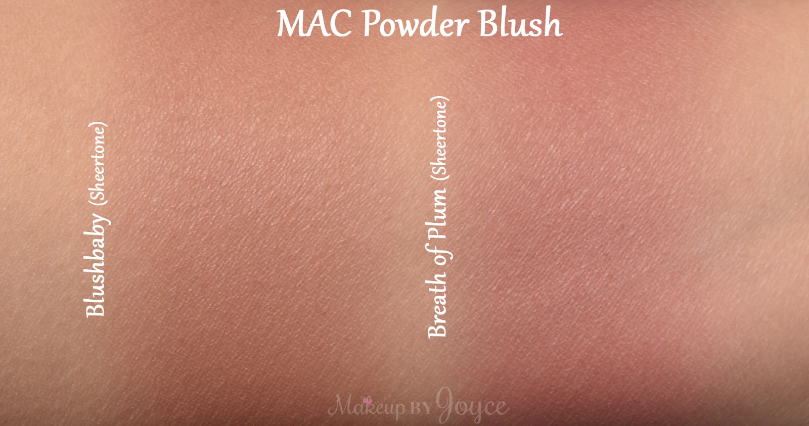 MakeupByJoyce ** !: Swatches + Review: MAC Haul (Blush, Eyeshadows ...