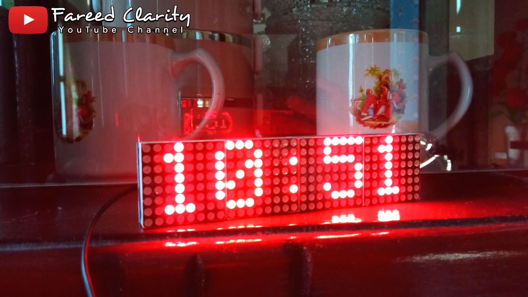 Membuat Jam Digital display dot matrix max7219 Keren untuk dikamar atau ...