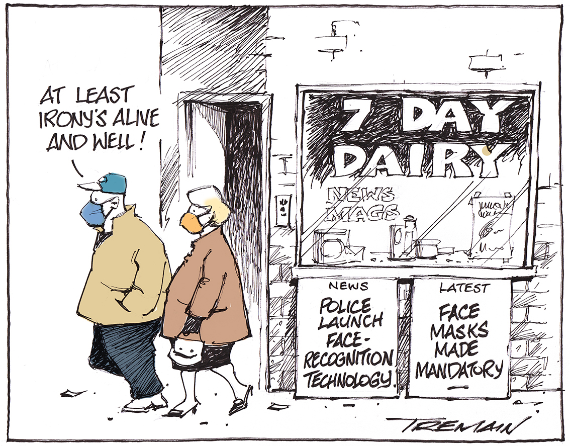 Breaking Views: Garrick Tremain: Irony!