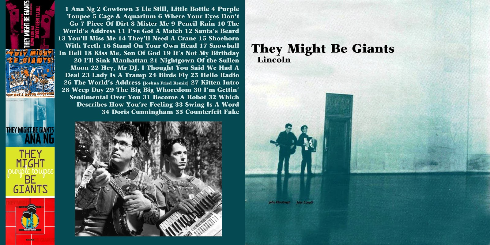 All the Air In My Lungs: They Might Be Giants - Lincoln - 1988