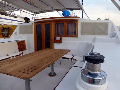 Magic, a Privilege 39' Catamaran, is SOLD: Exterior Features