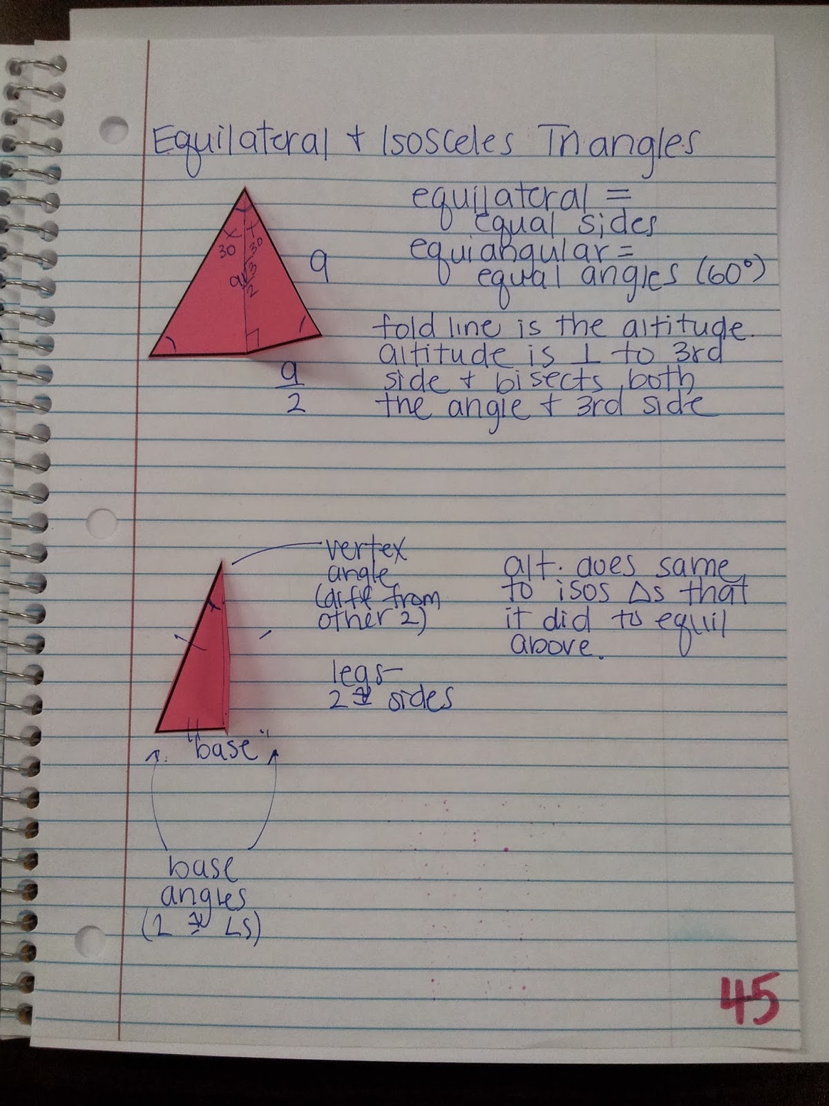 Math by Tori: Equilateral and Isosceles Triangles