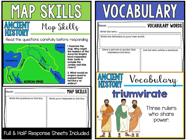 The Teacher's Prep: Ancient History Bell Ringers