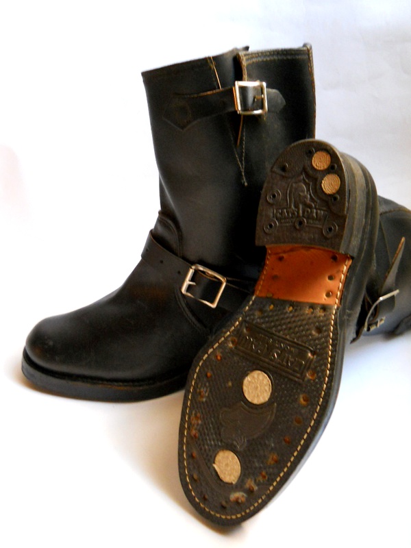 Vintage Engineer Boots: DEADSTOCK 1950'S ENGINEER BOOTS