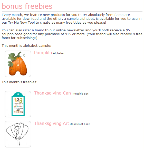 Under A Cherry Tree: New LD Freebies for November plus NEW NANCY KUBO!