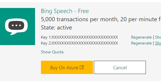 Pou's IT Life: UWP - 利用 Bing Speech API 做 Speech to Text