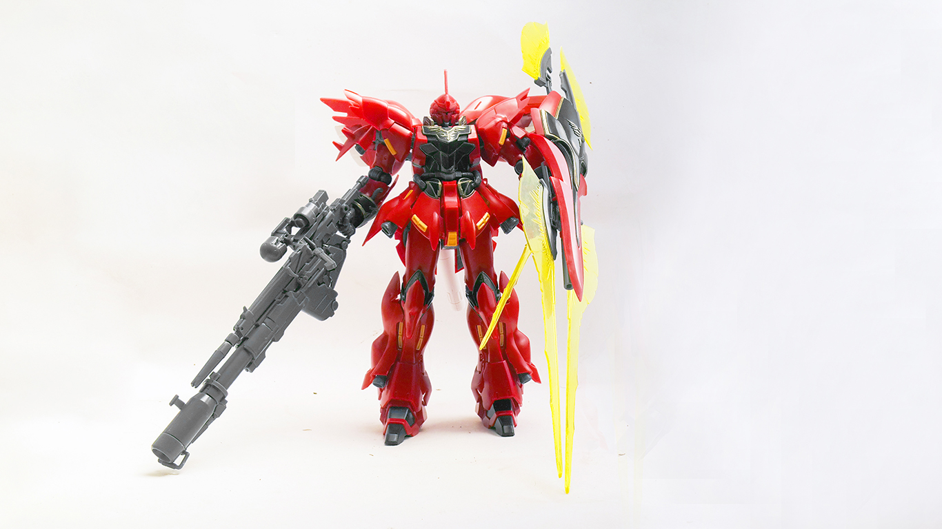Rakit Singkat, Gundam Universal Century HG 1/144 Sinanju Daban Model ...