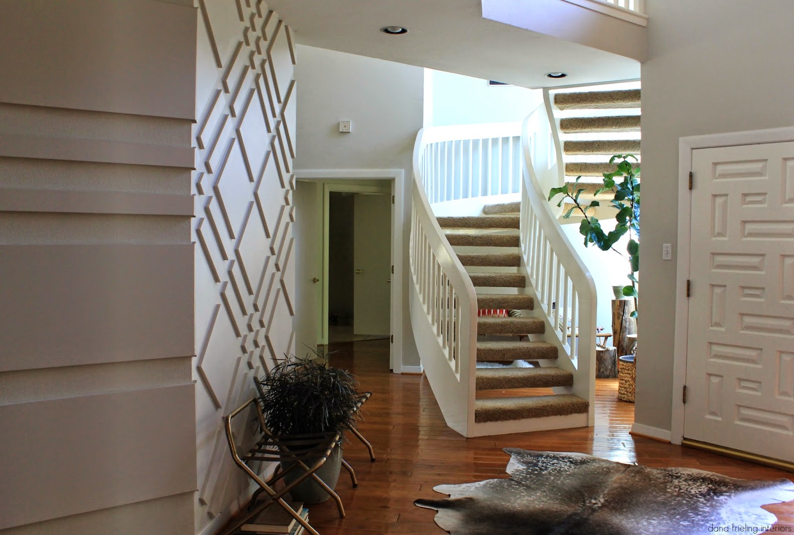 Make Them Wonder: Graphic Wall Treatment Before/After