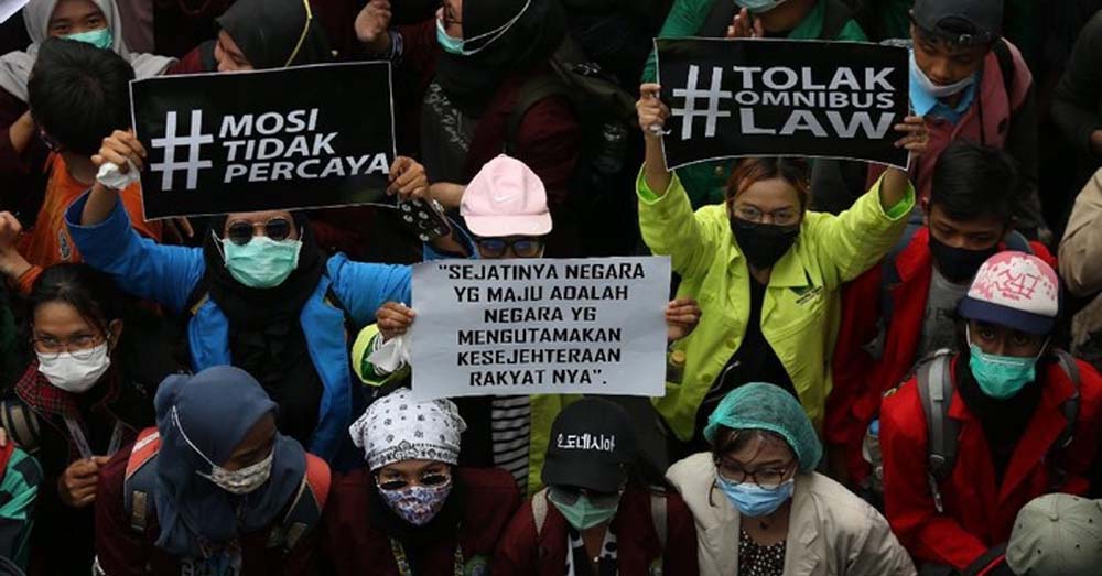 BEM SI Jabodetabek Akan Kembali Demo Tolak UU Cipta Kerja Besok - Oposisi Cerdas