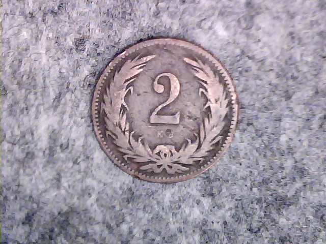 Vecchie monete: HUNGARY 2 FILLER COIN 1894 K-B MAGYAR KIRALYI VALTOPENZ