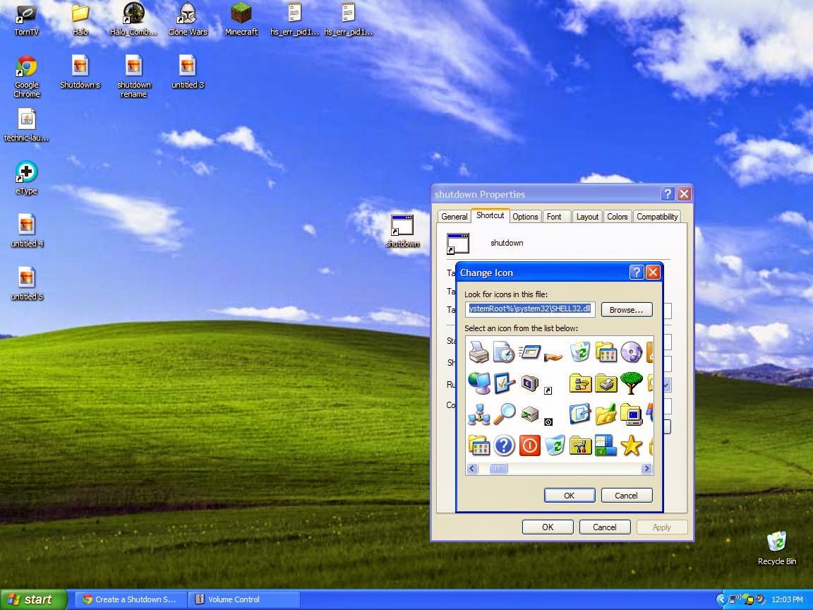 How To Create A Shutdown Shortcut On Windows Xp | technoclastic
