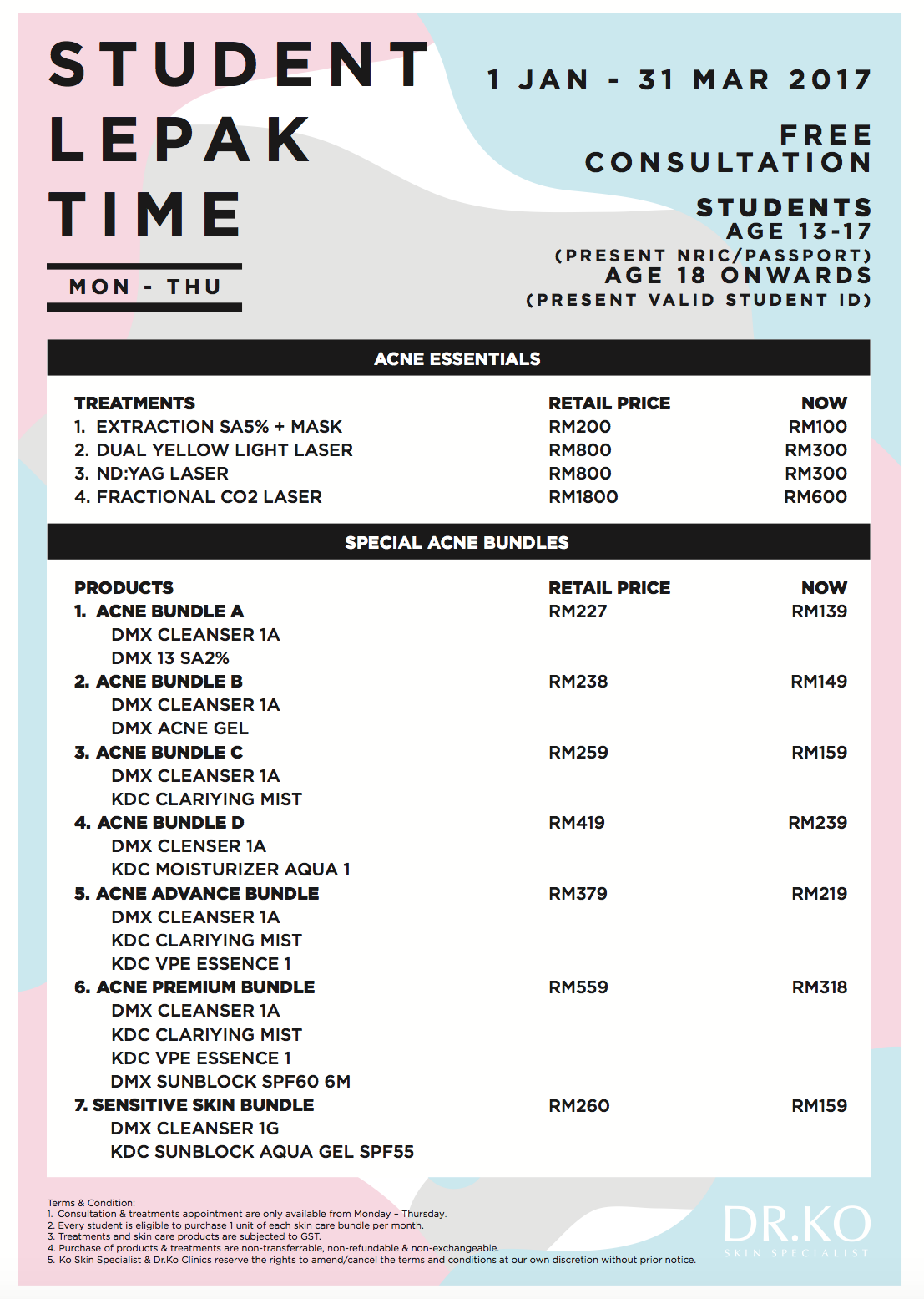 Student Lepak Time & Zap The Acne with Ko Skin Specialist - A V E R A G ...