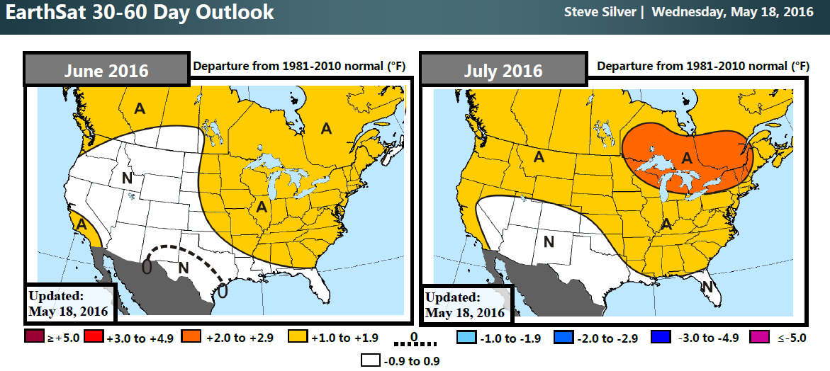 Natural Gas Corner: MDA Earthsat 30 and 60 Day Forecasts - A Hotter ...