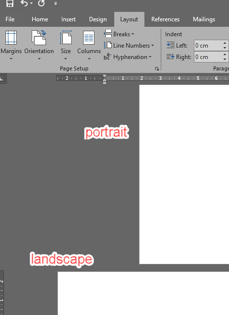 Grecian Geek Genius : Σελίδες landscape και portrait στο ίδιο κείμενο ...