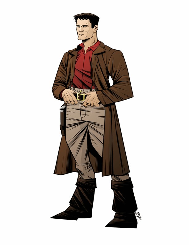 Fascinating Fanart: Captain Malcolm Reynolds of Firefly