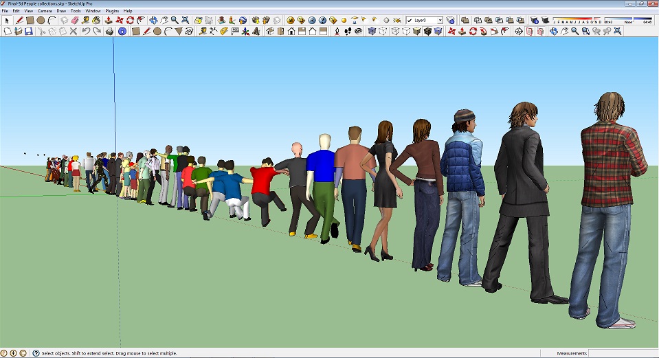 People SketchUp 3d object Collections ~ FREE OBJECT 3D COLLECTIONS