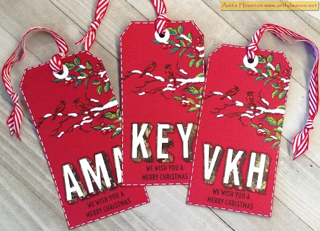 The Artful Maven: Double Stamped, Painted, and Personalized Christmas ...