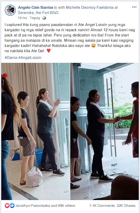 Angel Locsin proves that she's really care more about the people in ...