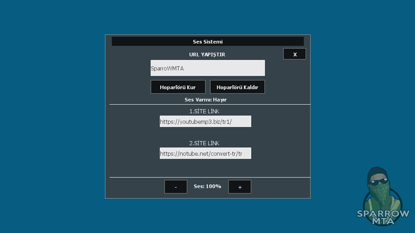 MTA SA Yeni URL Ses Sistemi Scripti