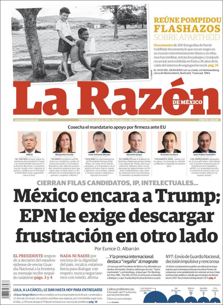 NEWSPAPERS: LATIN AMERICA (6TH APRIL 2018) | ONLY FOR ONLINE MEMBERS ...