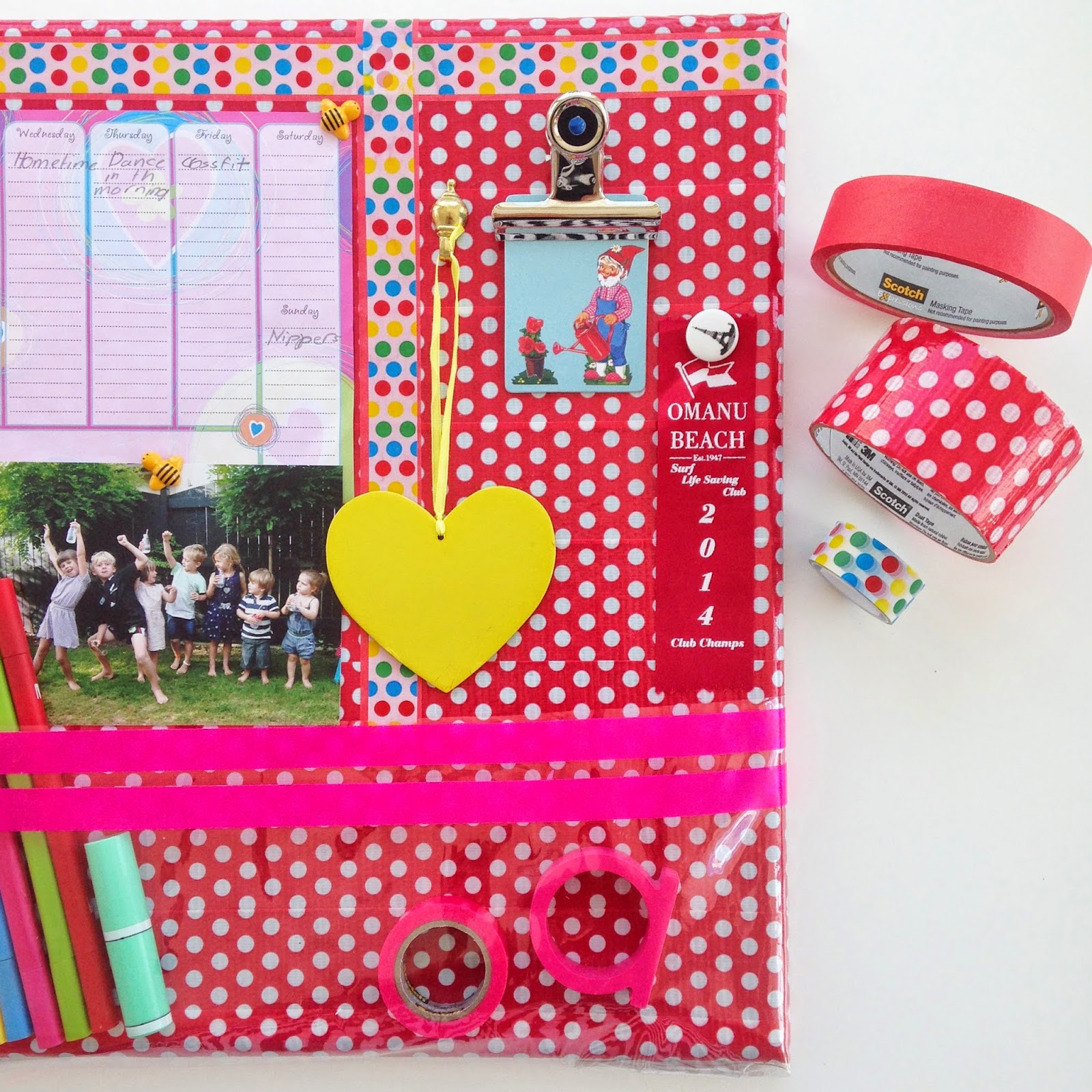 mousehouse: DIY Pin Board with Scotch® Expressions Tape
