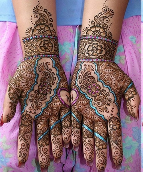 Mehndi Designs: Colourful Bridal Mehndi Designs Images