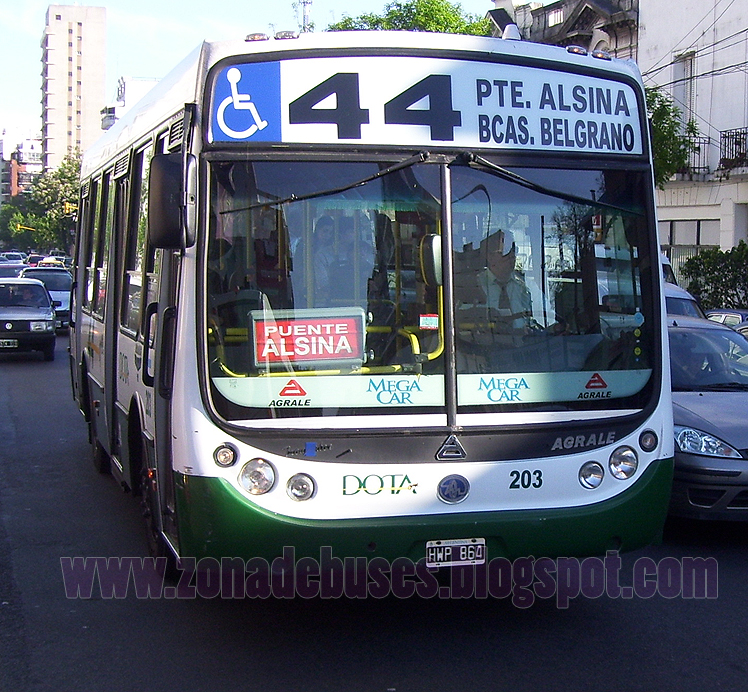 Colectibus - Zona de Buses: LINEA 44