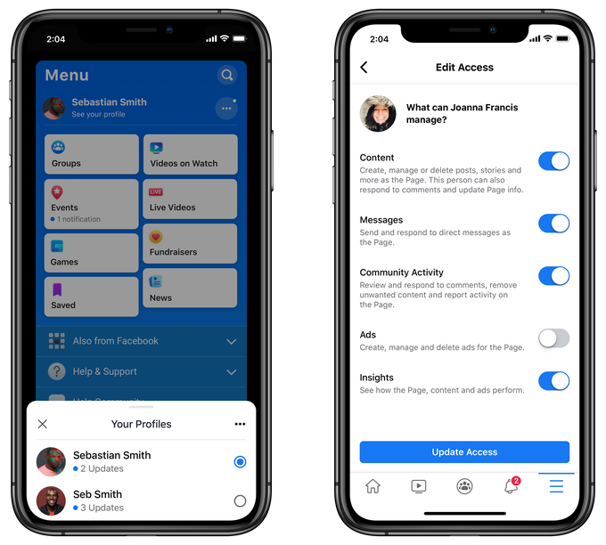 Facebook to change its Page layout design - Visualistan