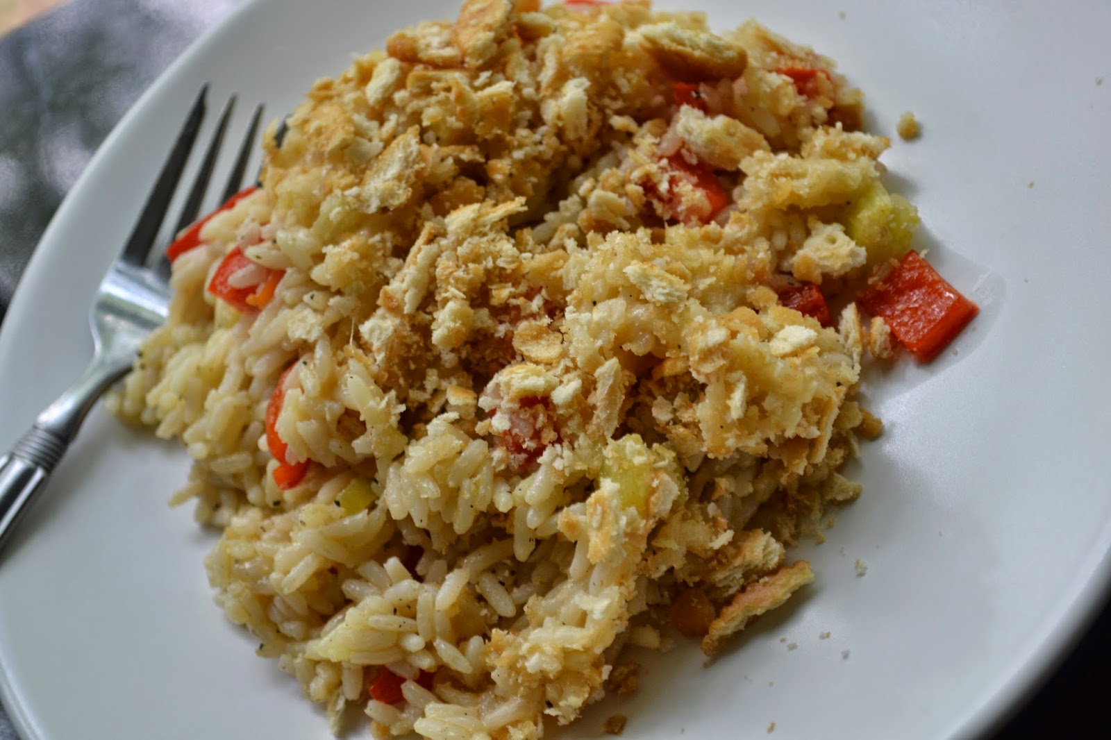 Festive Holiday Rice Casserole