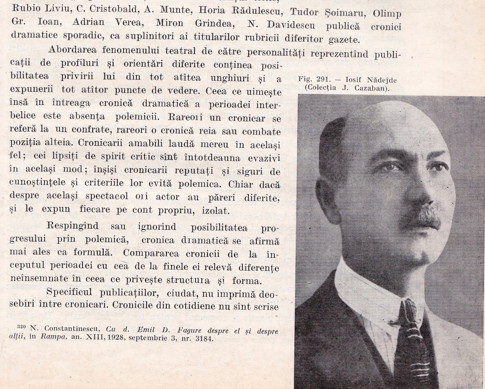 Imi pasa: Publicistica teatrală (1919 - 1944)